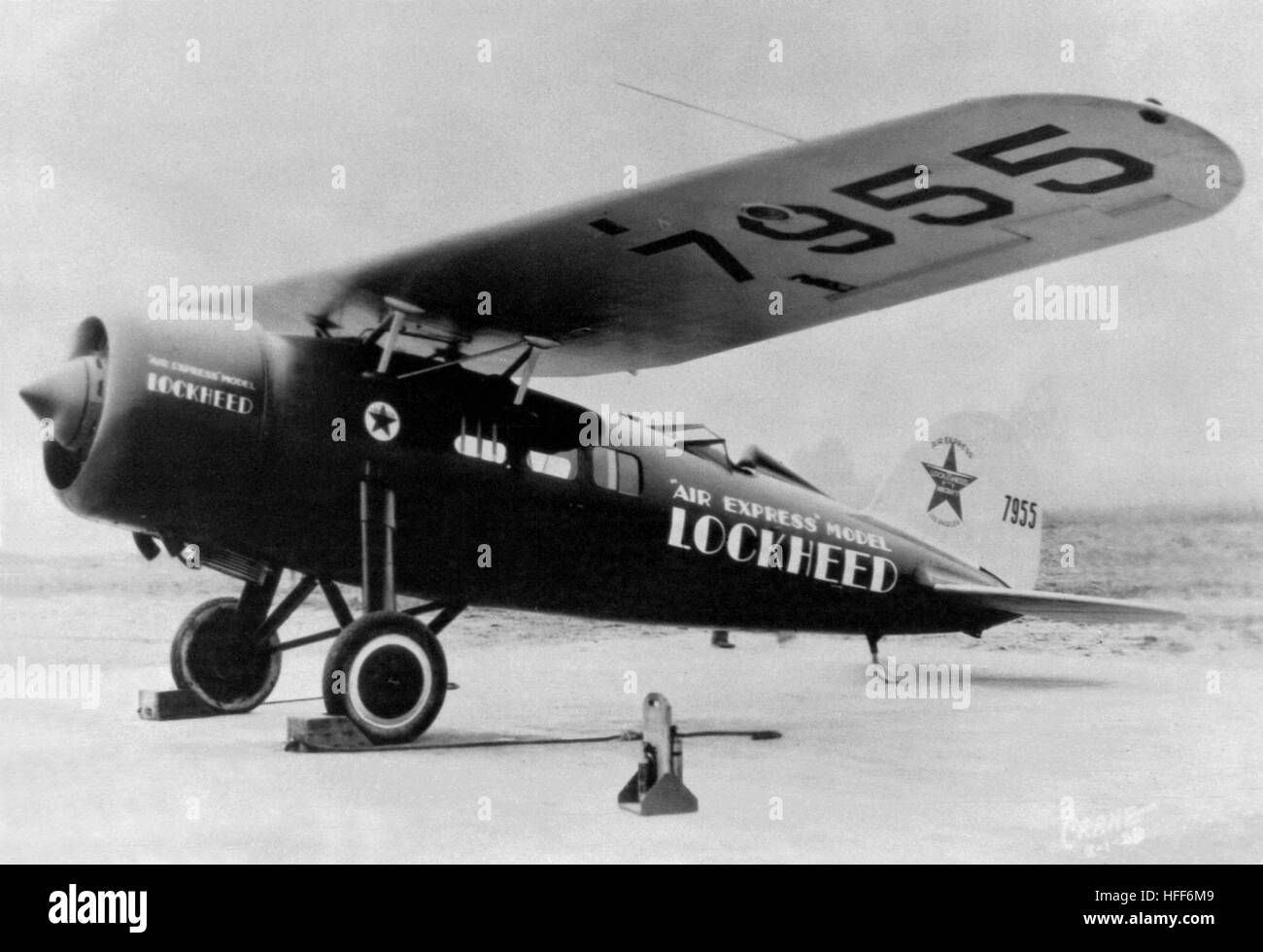 The Lockheed Vega Air Express, a single-engine aircraft, was a ...