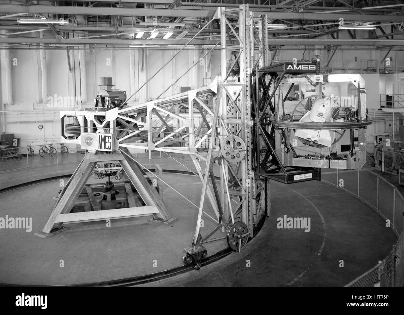 The Ames 5 Degrees-of-Motion Simulator provides dynamic motion ...