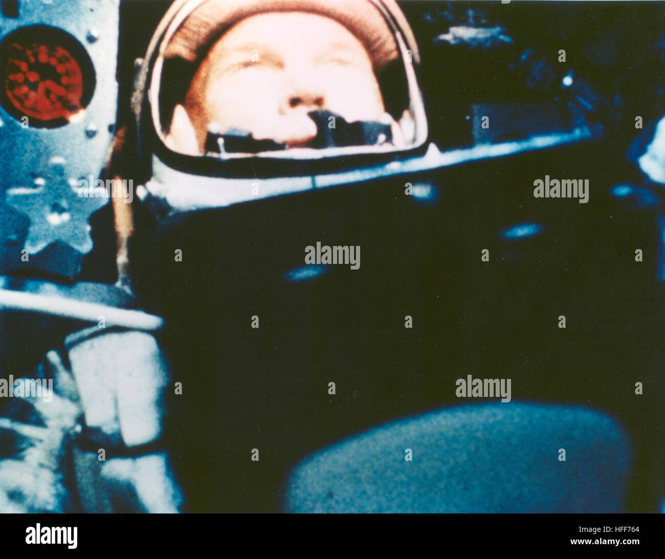 Astronaut John Glenn orbits Earth for the first time aboard the ...
