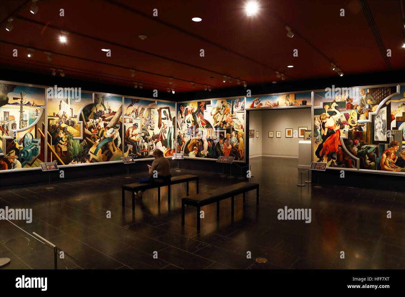 Thomas hart benton hi-res stock photography and images - Alamy