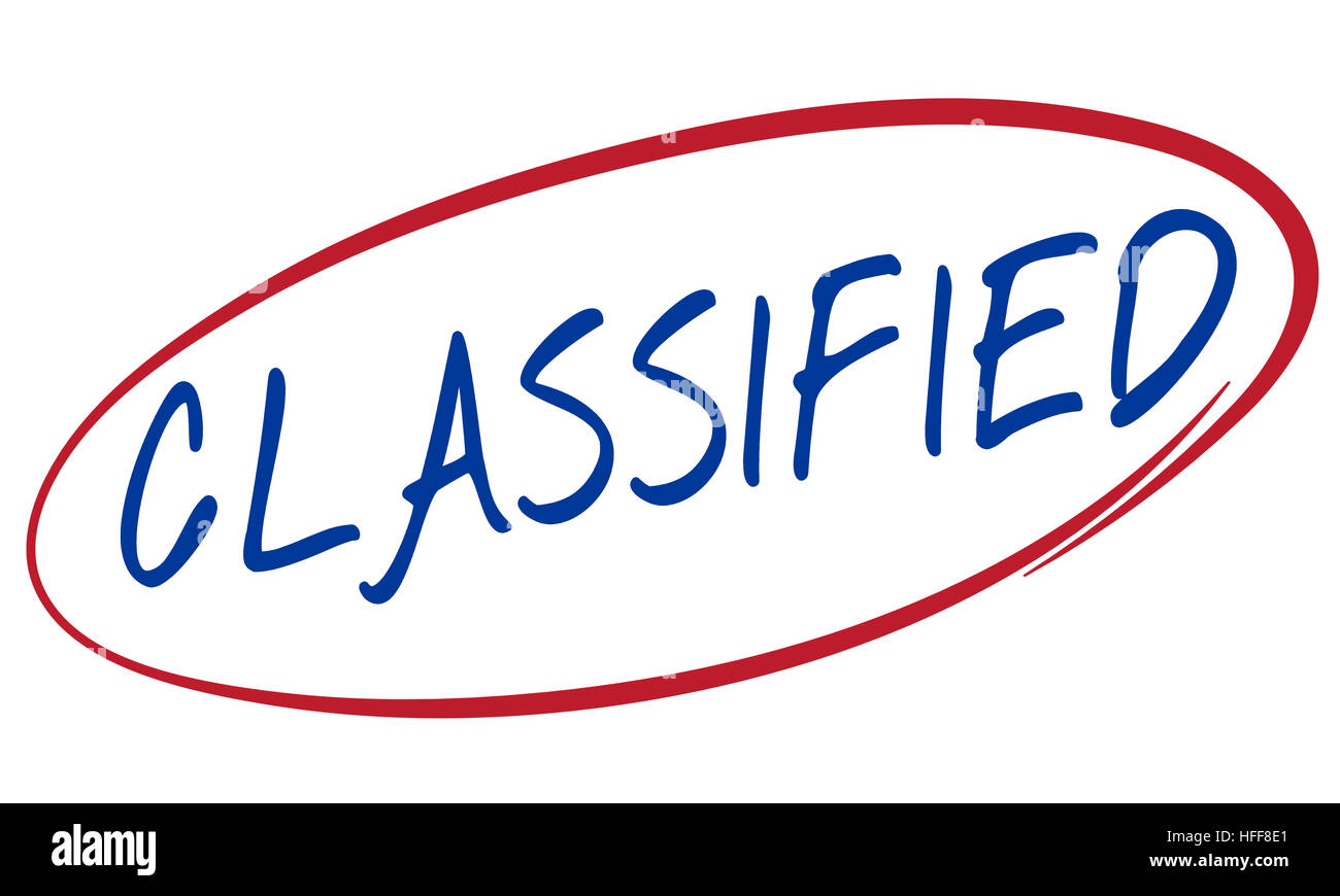 Classified hi-res stock photography and images - Alamy