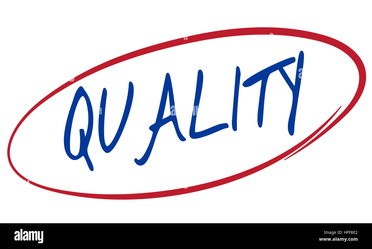 Quality guarantee level service Cut Out Stock Images & Pictures - Alamy