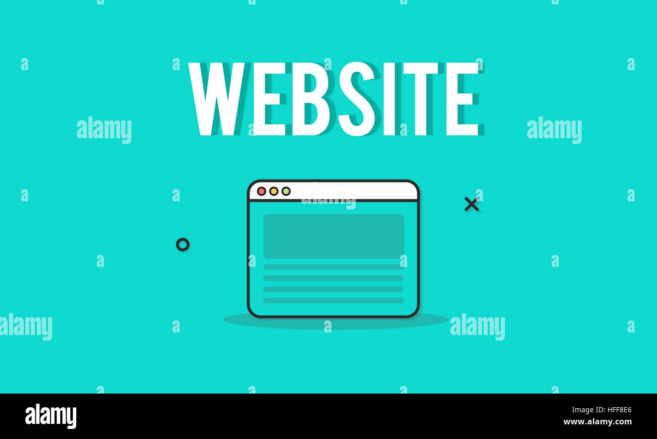 Web design template hi-res stock photography and images - Alamy