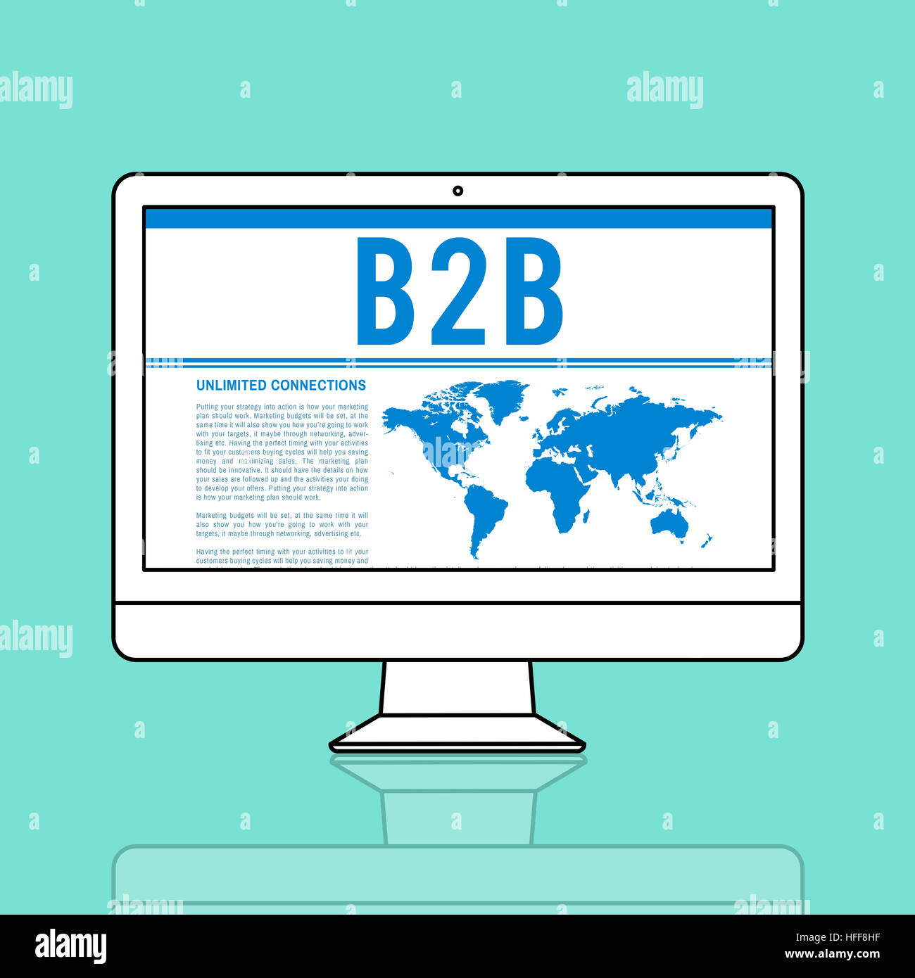 Global Business Corporate B2B Merchandise Concept Stock Photo - Alamy