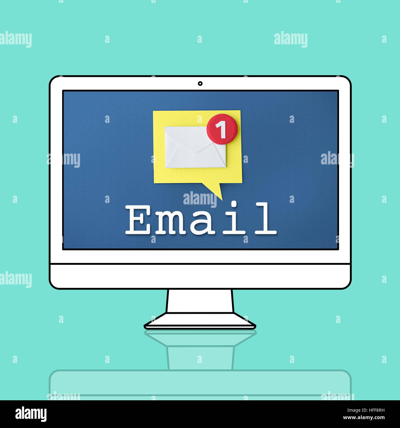 Email Conversation New Message Concept Stock Photo - Alamy
