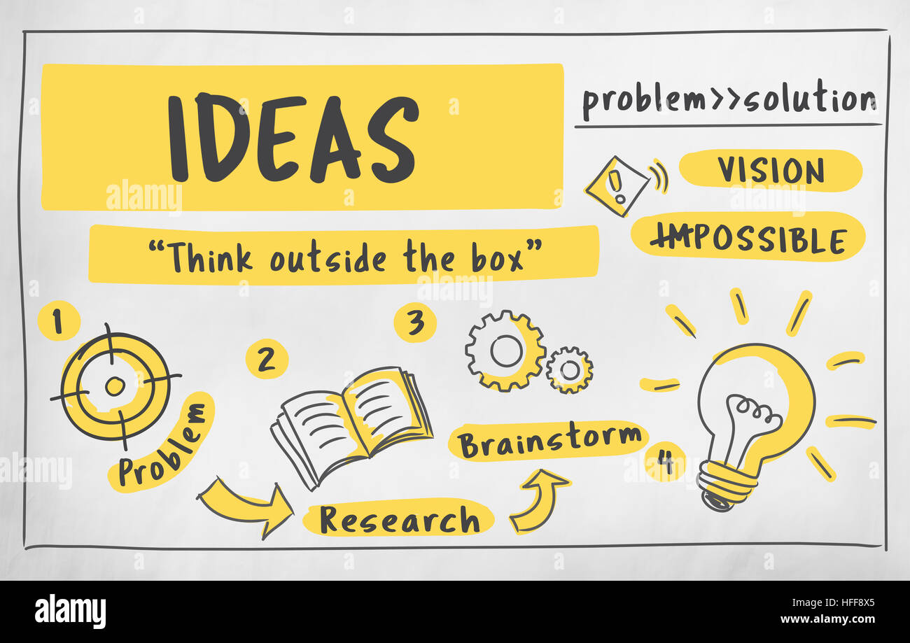 Fresh Ideas Inspire Creativity Concept Stock Photo - Alamy