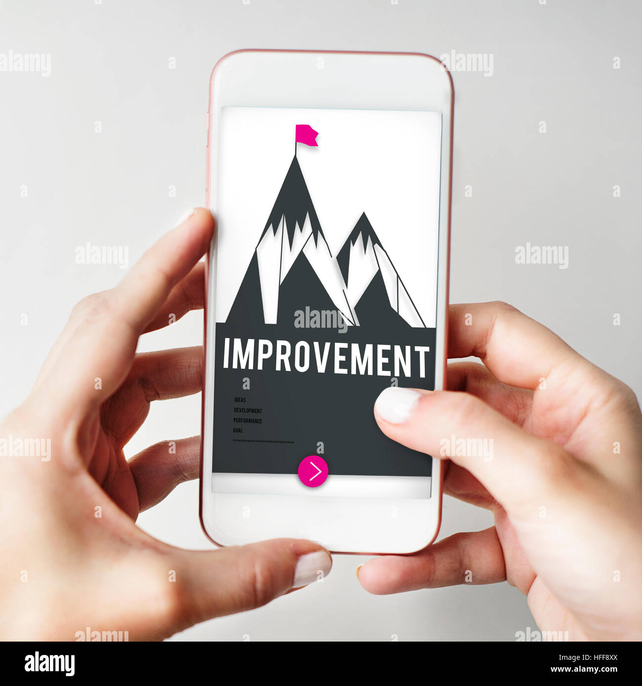Challenge Target Improvement Strategy Concept Stock Photo - Alamy