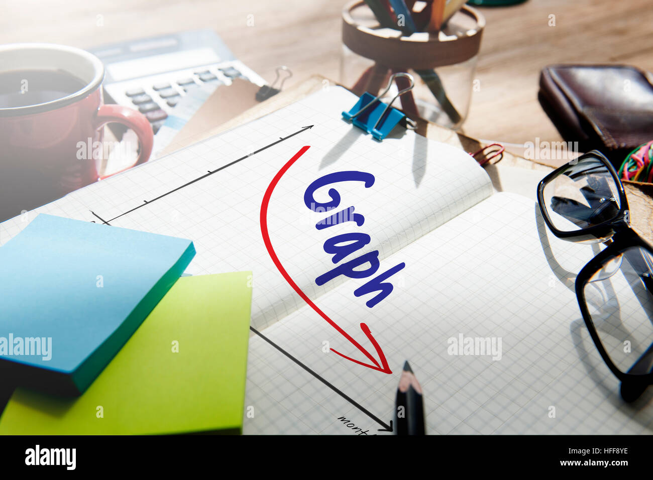 Recession Financial Risk Failure Decrease Concept Stock Photo - Alamy