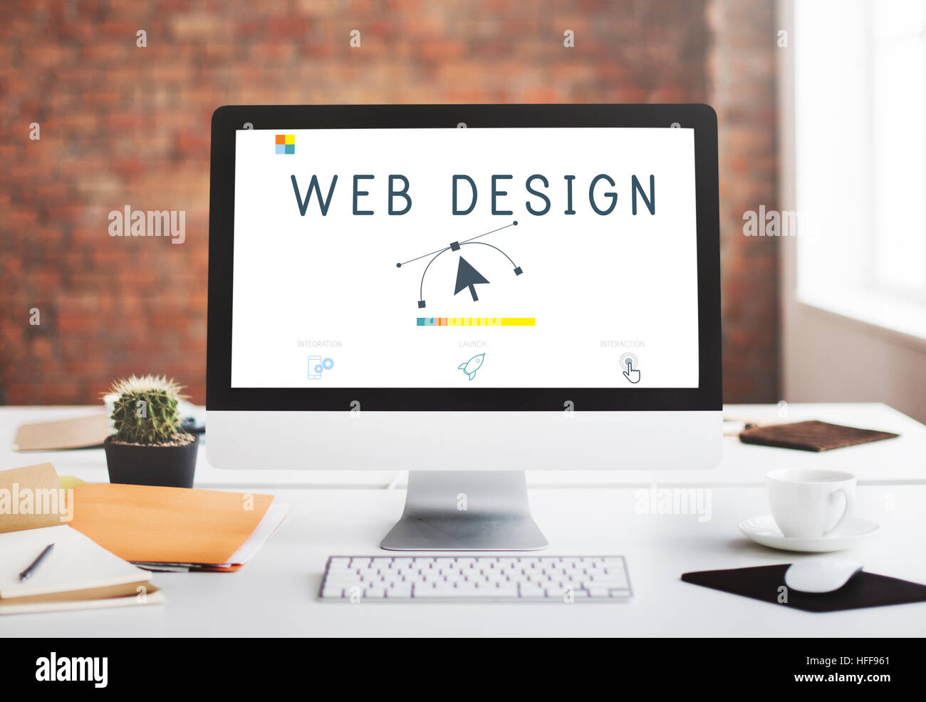 Responsive Design Website Template Layout Concept Stock Photo - Alamy