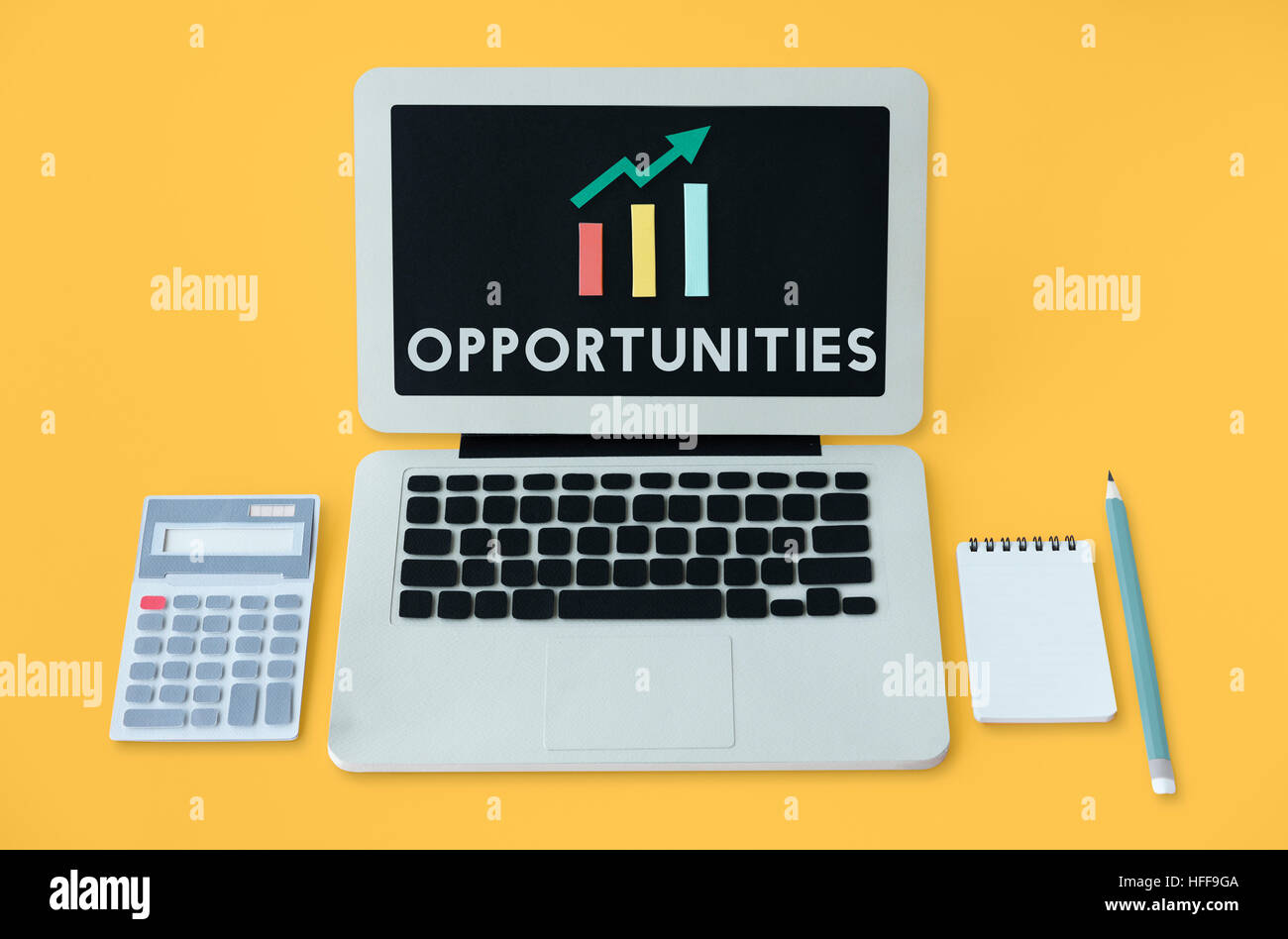 Graph Growth Development Improvement Profit Success Concept Stock Photo ...