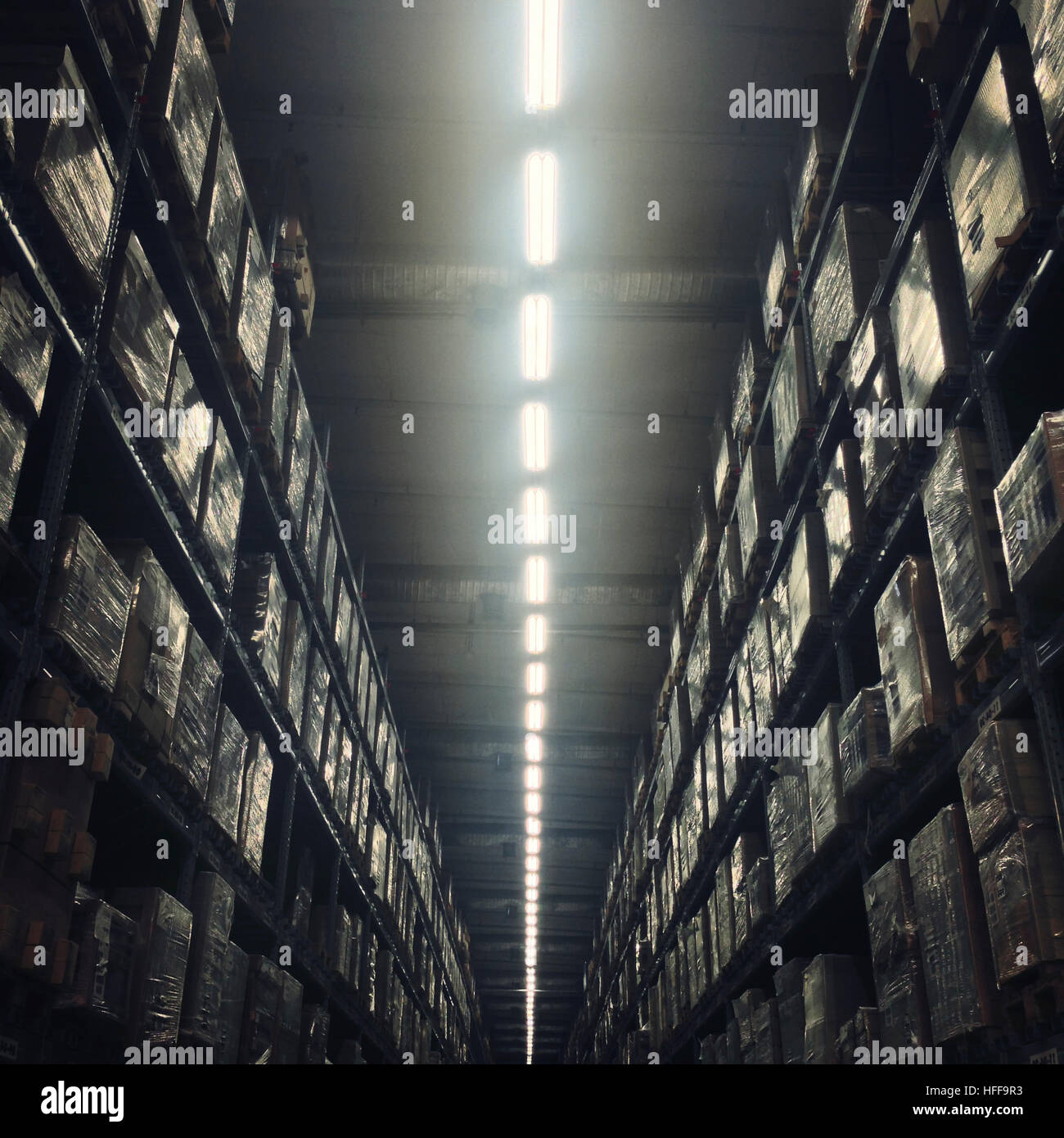 Warehouse Factory Storage Room Stock Product Concept Stock Photo - Alamy