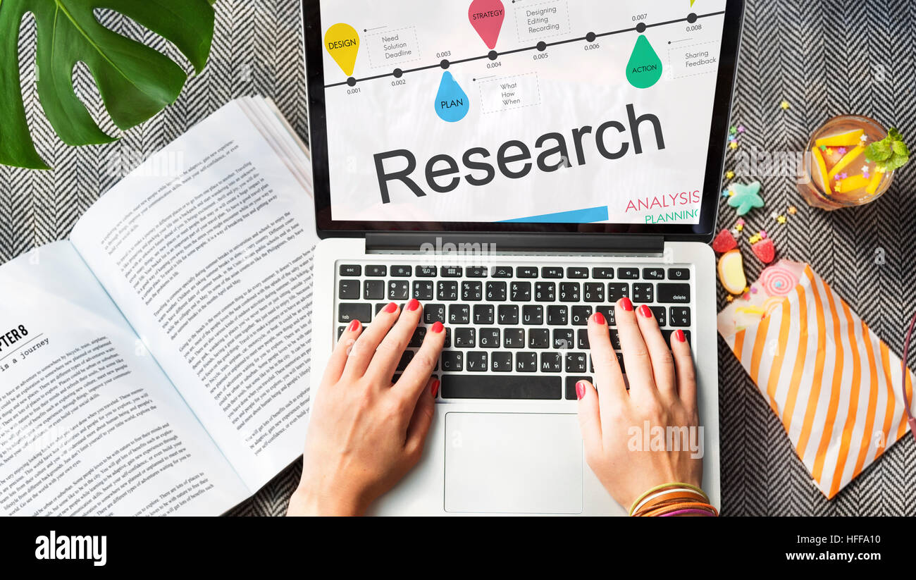 Statistics Research Results Progress Concept Stock Photo - Alamy