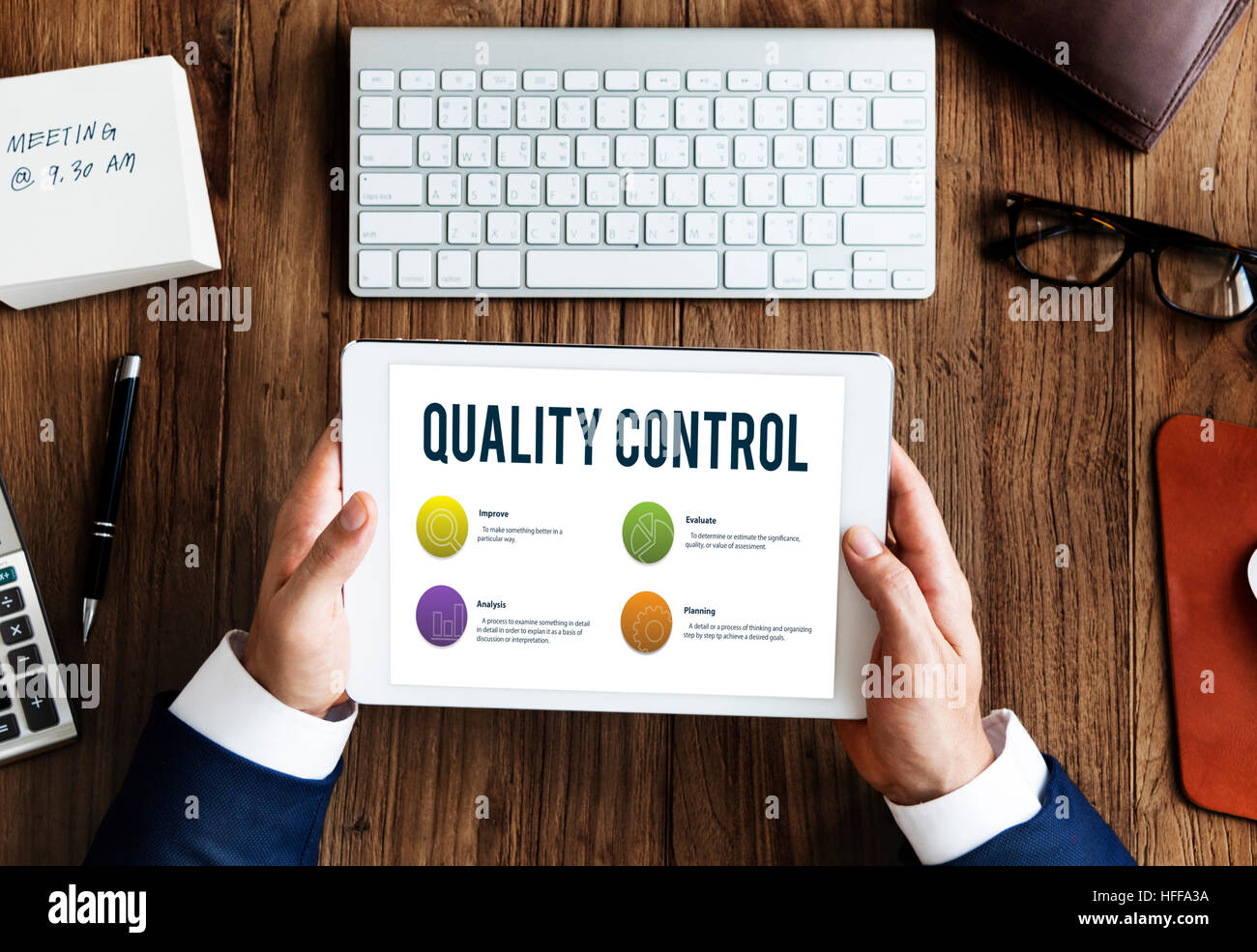 Quality Control Improve Strategy Concept Stock Photo - Alamy