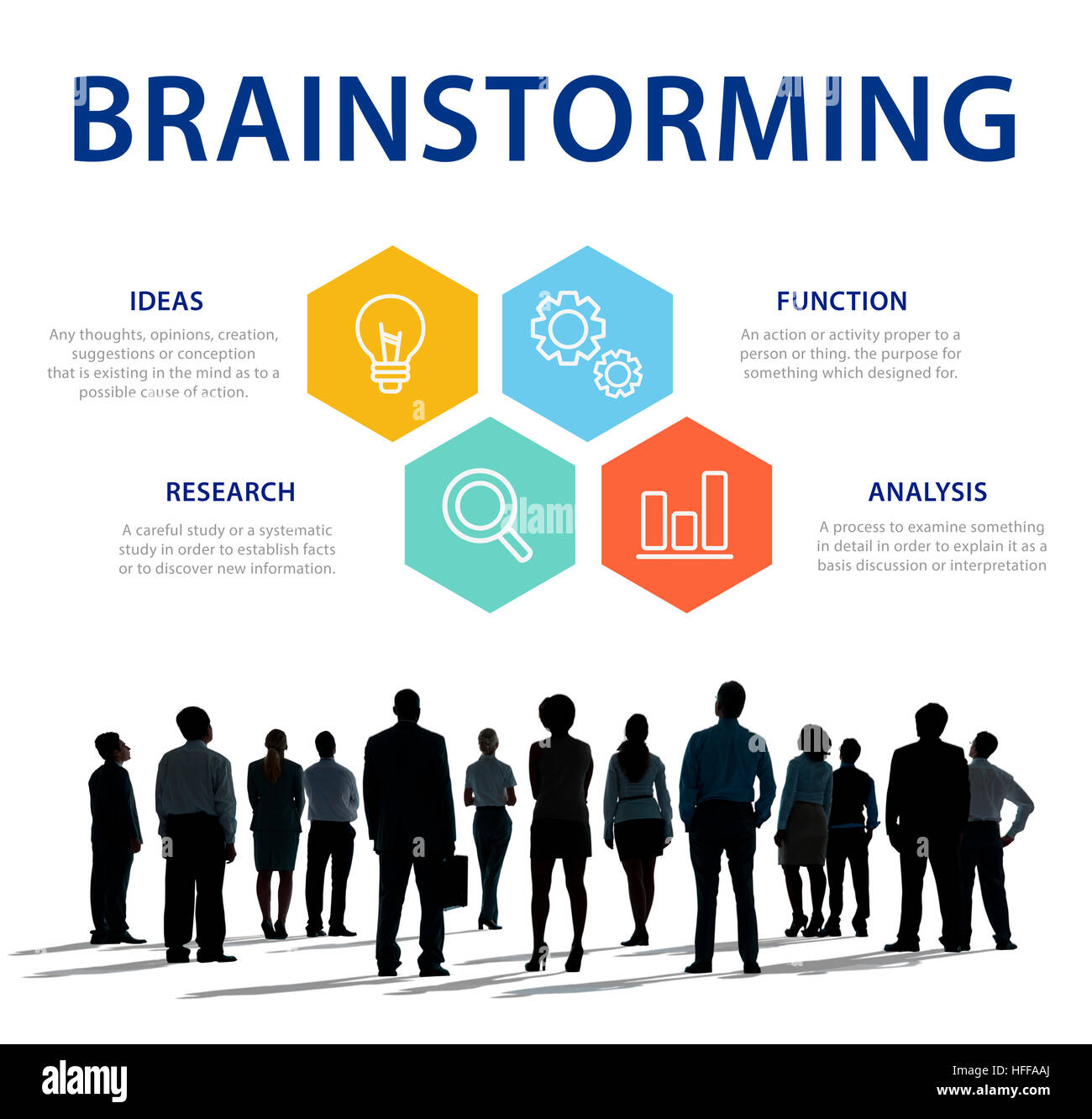 Brainstorming Discussion Communication Sharing Connection Concept Stock ...