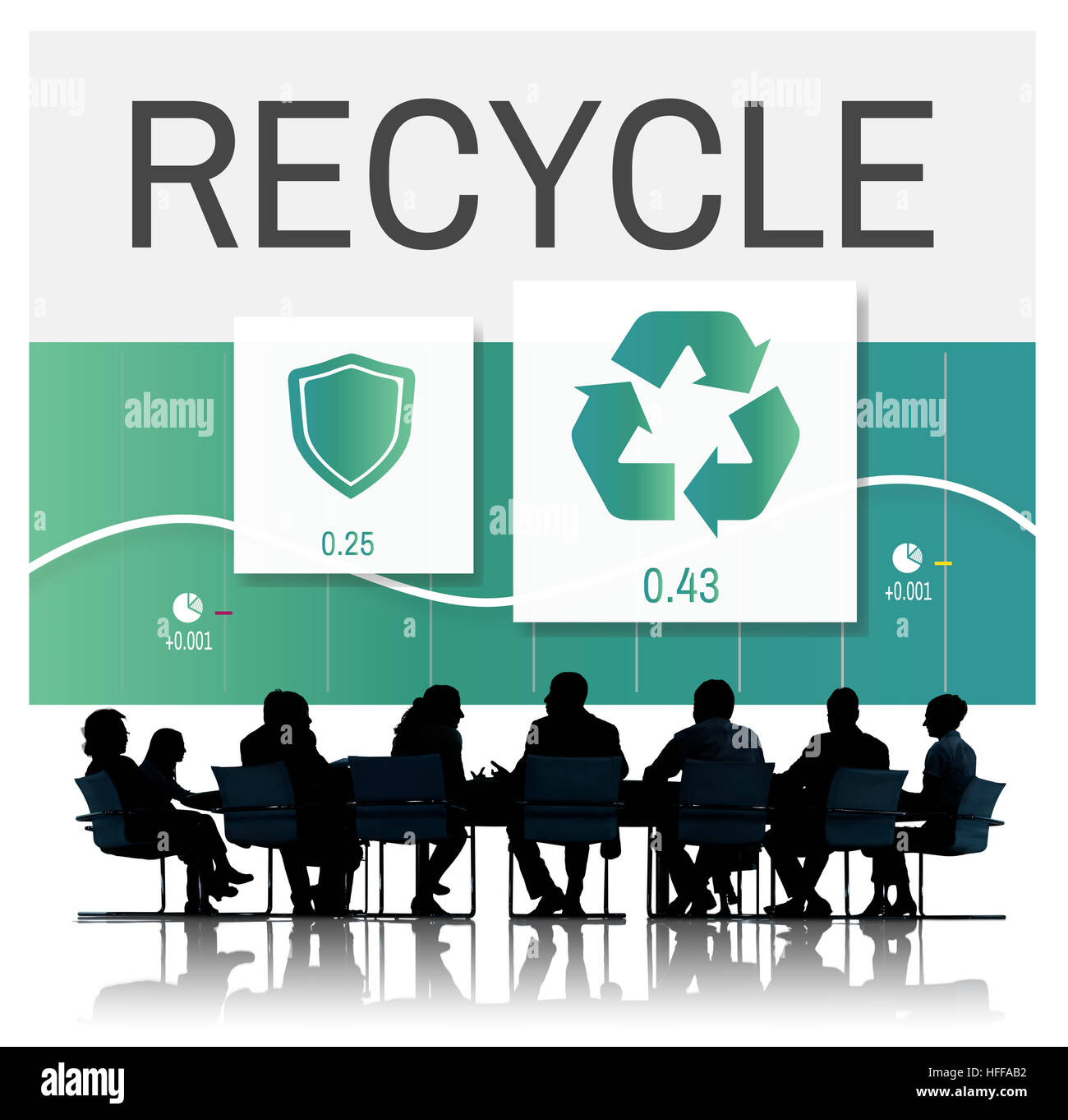 Recycle Eco Environment Icon Concept Stock Photo - Alamy