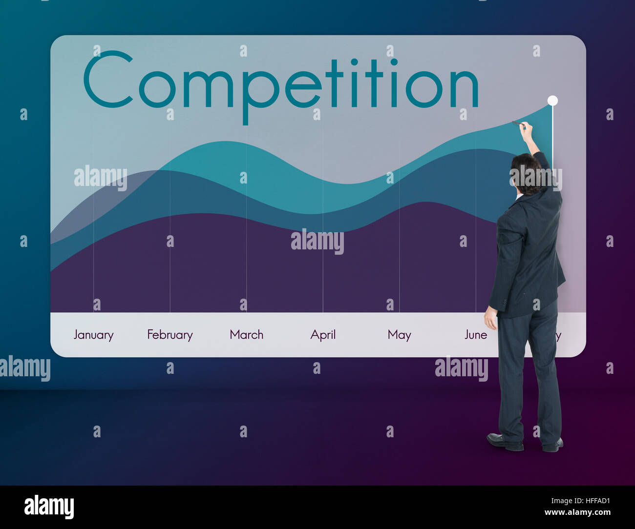 Mission Success Competition Strategy Target Concept Stock Photo - Alamy