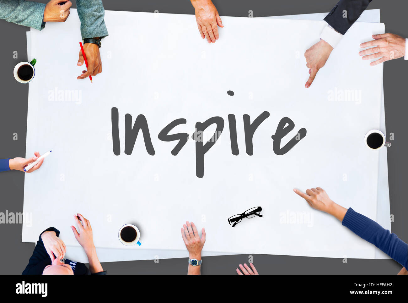 Fresh Ideas Inspire Imagination Design Creativity Concept Stock Photo ...