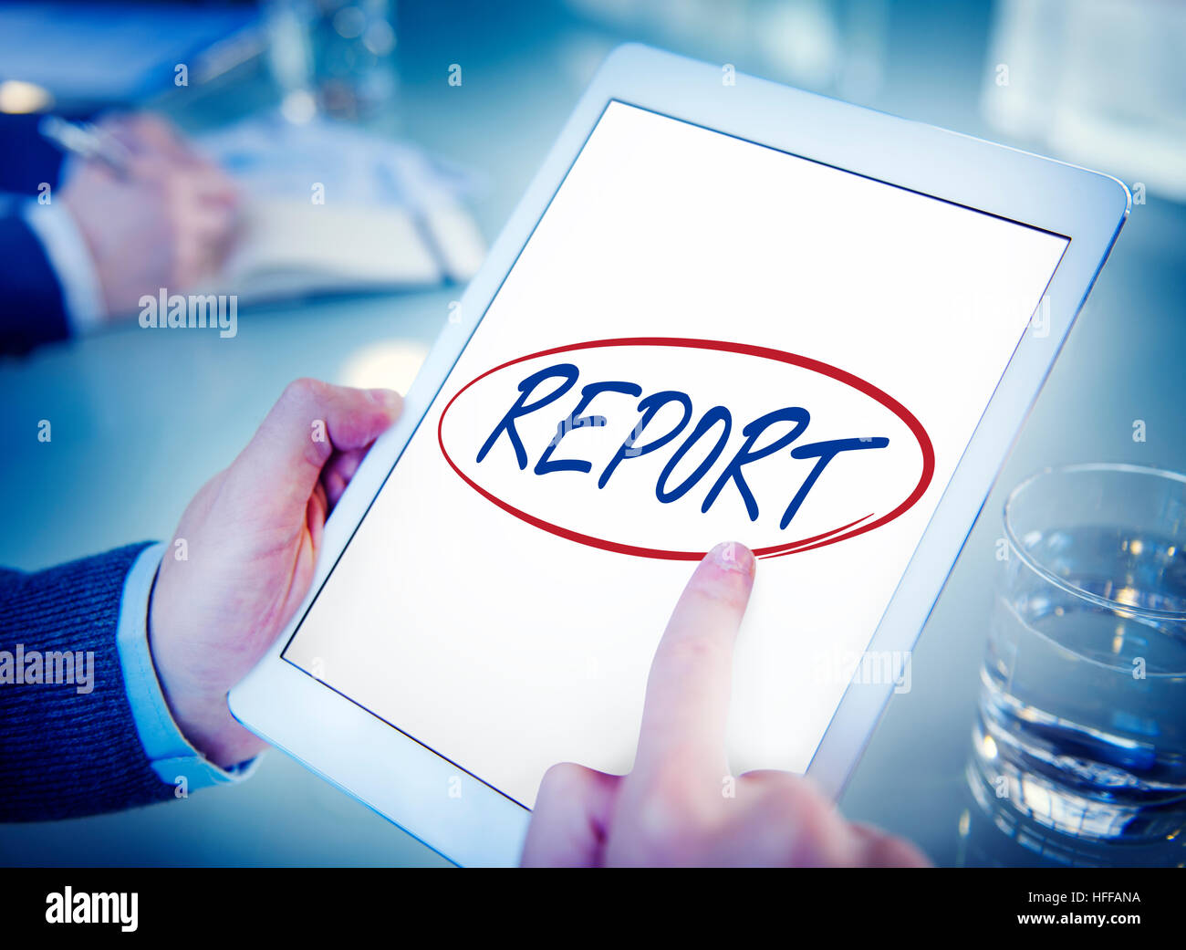 Report Information News Progress Research Concept Stock Photo - Alamy