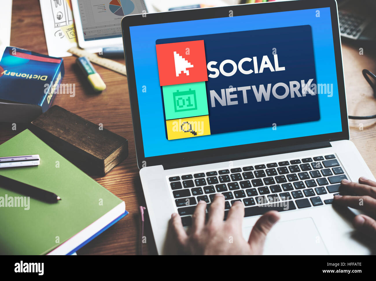Browser Social Network Online Concept Stock Photo - Alamy