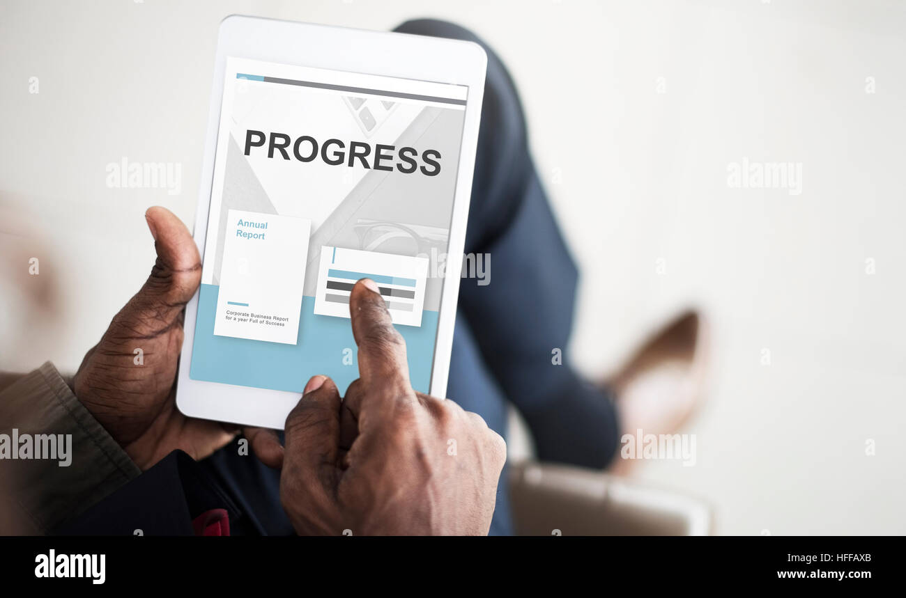 Performance Analysis Progress Report Summary Concept Stock Photo - Alamy