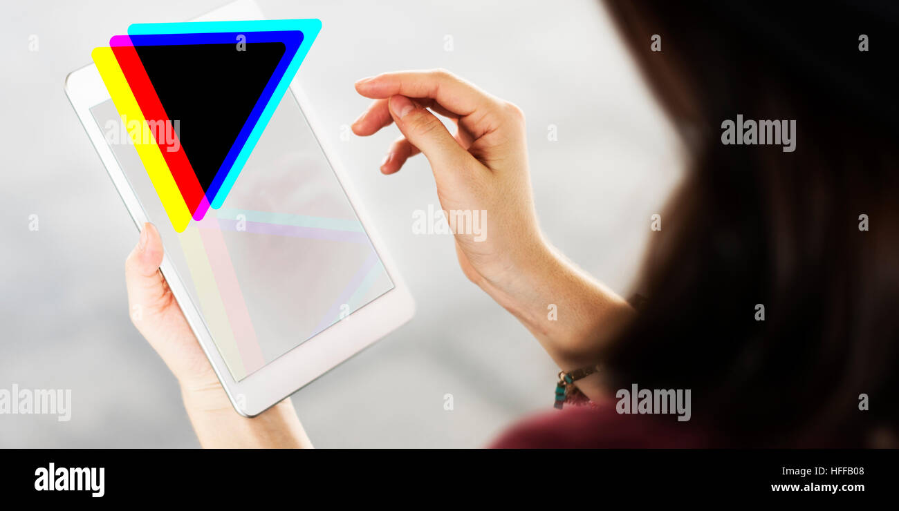 Technology Gadget Application Icons Signs Concept Stock Photo - Alamy