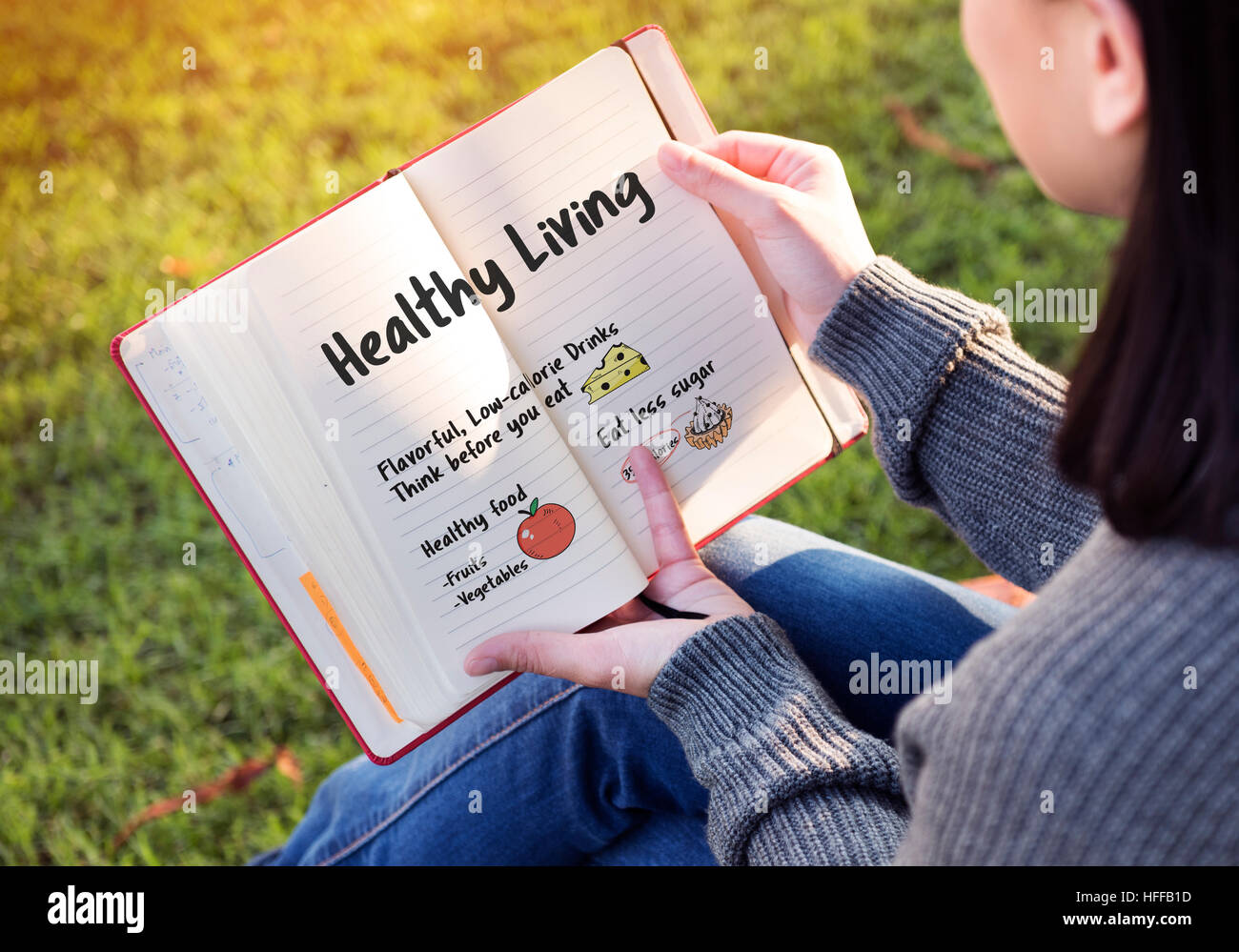 Healthy Diet Notes To Do List Concept Stock Photo - Alamy