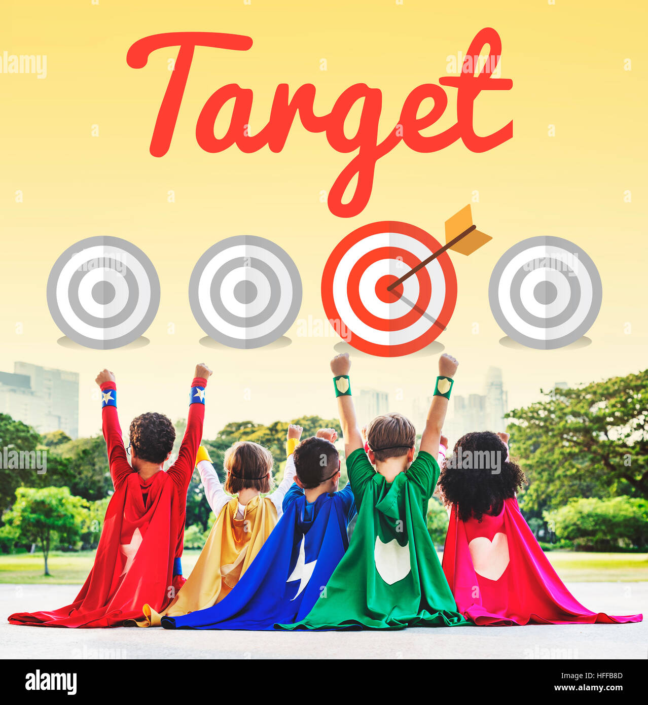 Target Goal Mission Strategy Icon Concept Stock Photo - Alamy