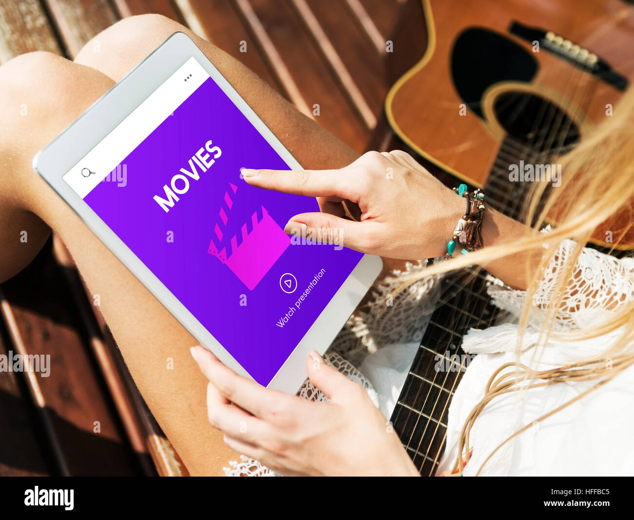 Media Movie Entertainment Graphic Concept Stock Photo - Alamy