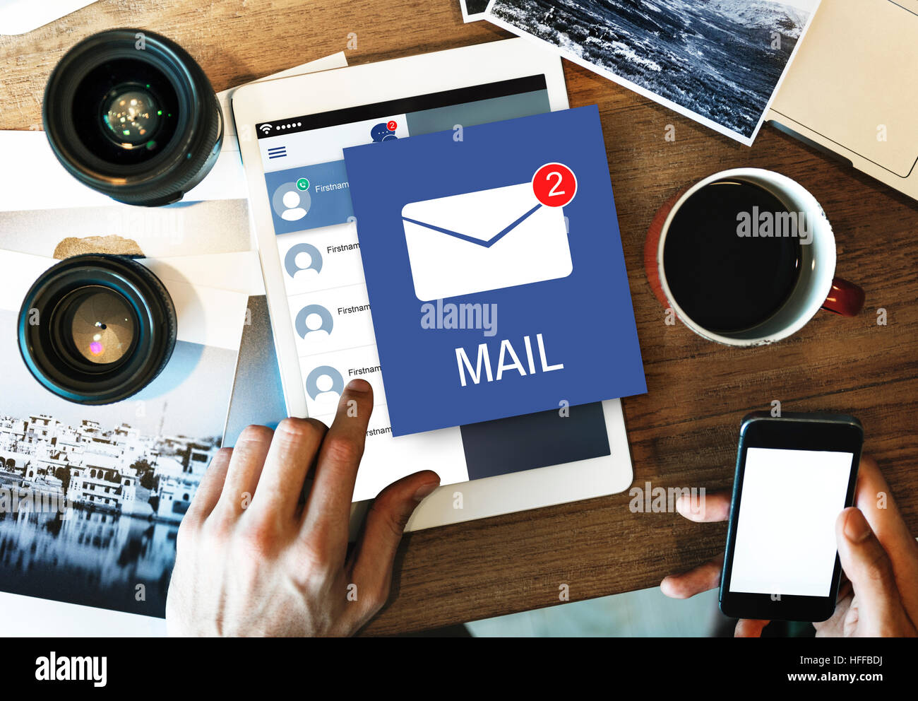 Letter Envelop Message Notification Concept Stock Photo - Alamy