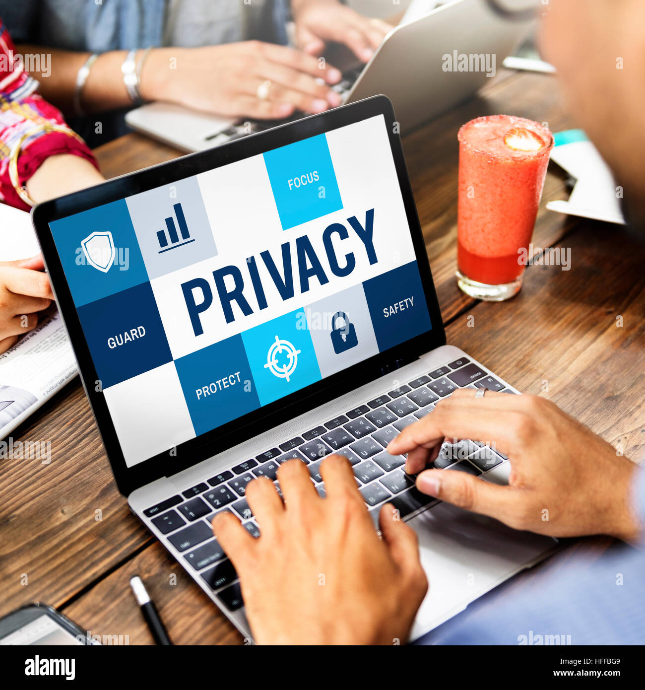 Data Protection Security Privacy Concept Stock Photo - Alamy