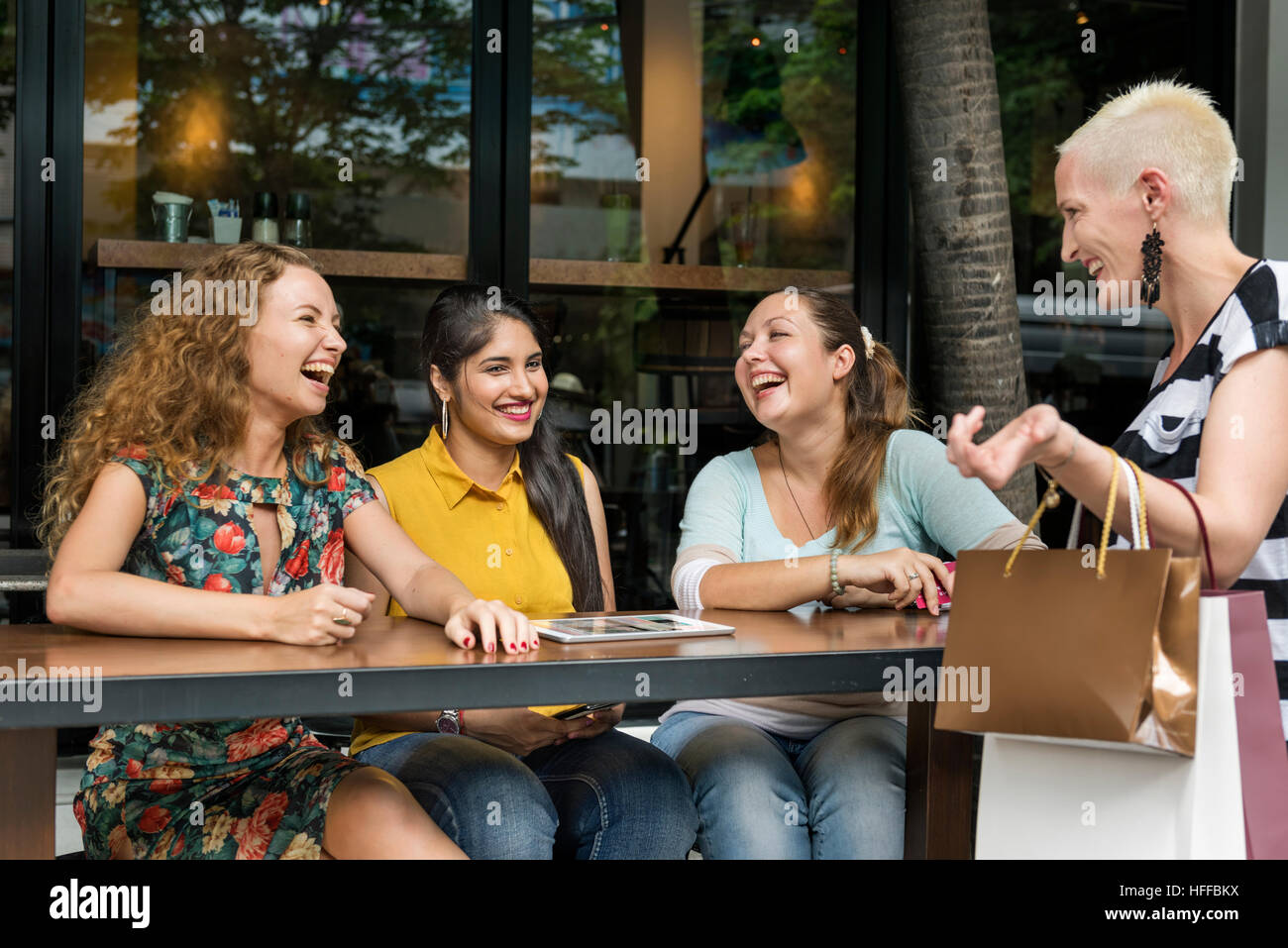 Women Communication Connection Happiness Concept Stock Photo - Alamy