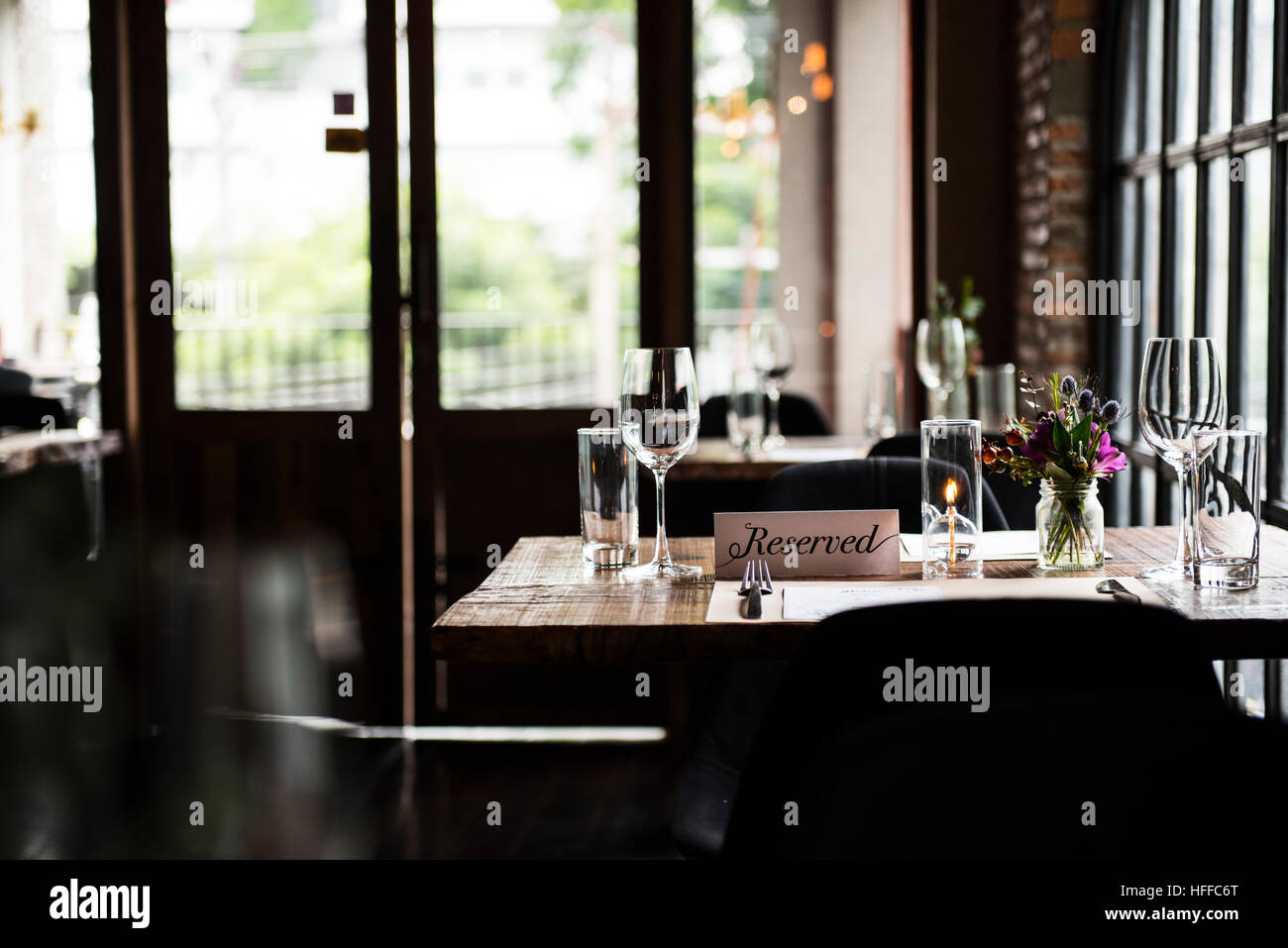 Restaurant Chilling Out Classy Lifestyle Reserved Concept Stock Photo ...