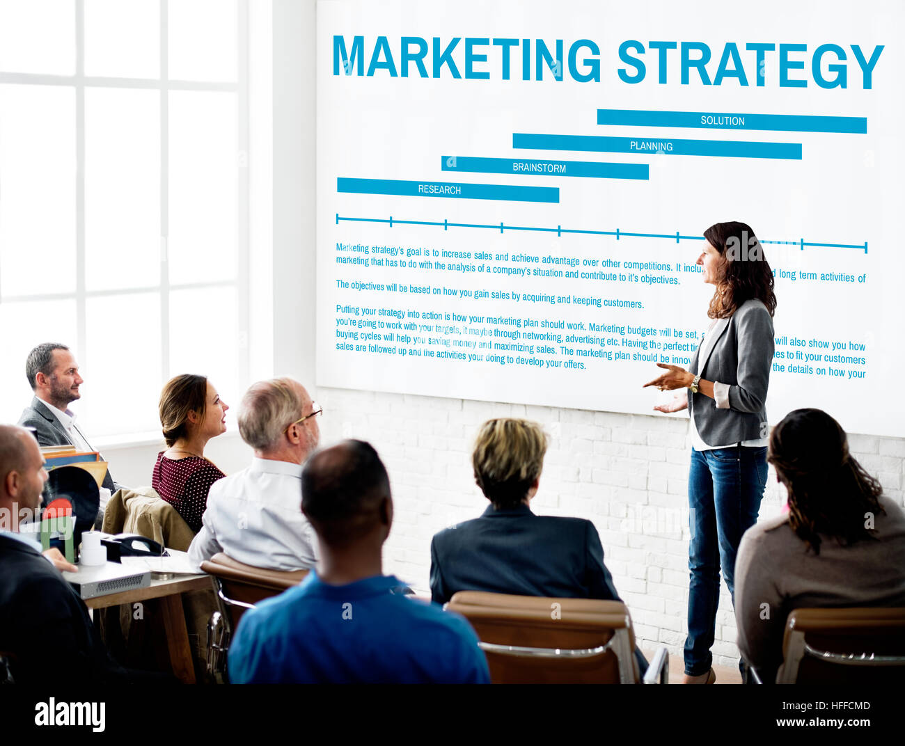 Marketing Strategy Brainstorming Solution Concept Stock Photo - Alamy
