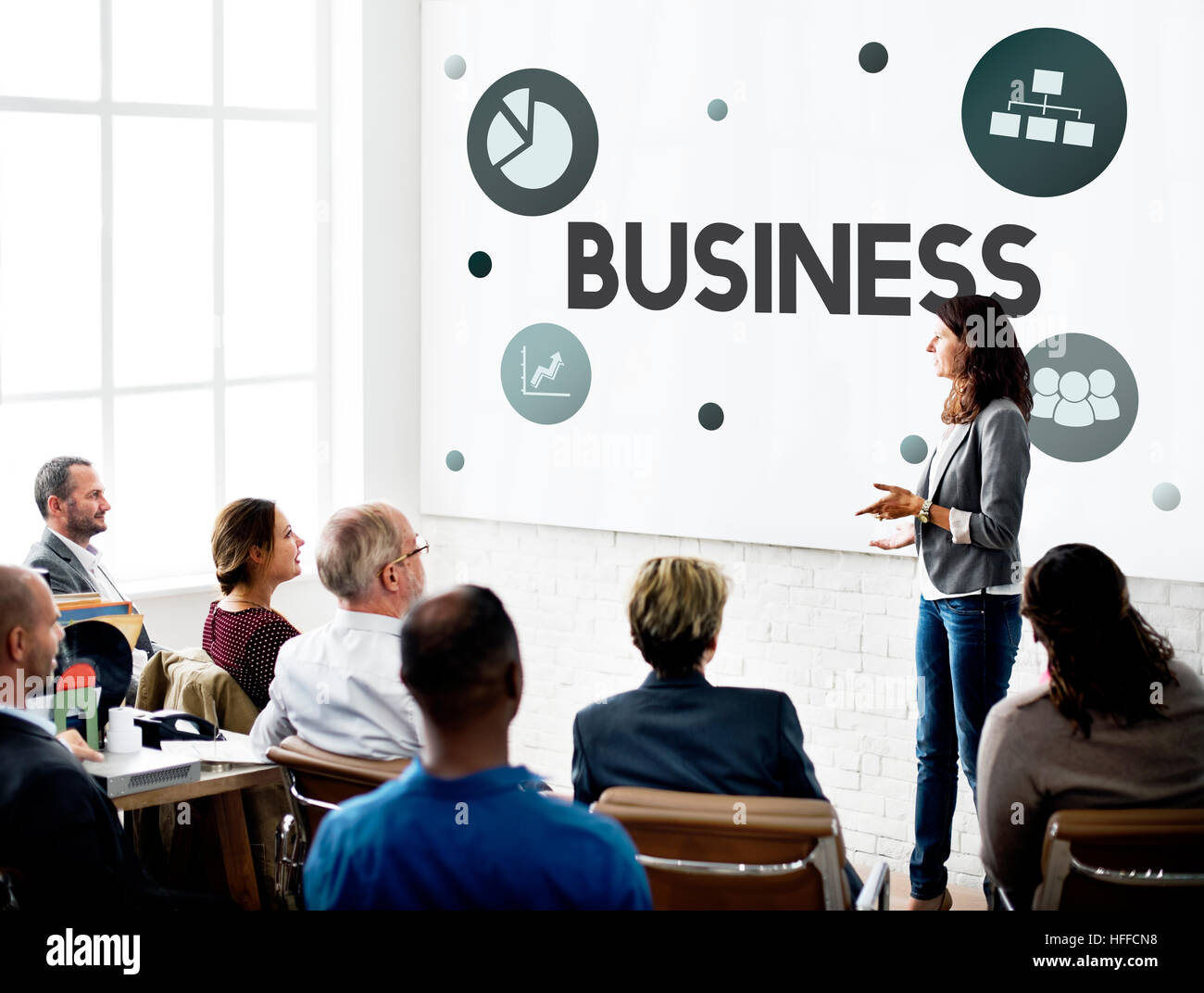 Business Strategy Graph Analysis Marketing Concept Stock Photo - Alamy