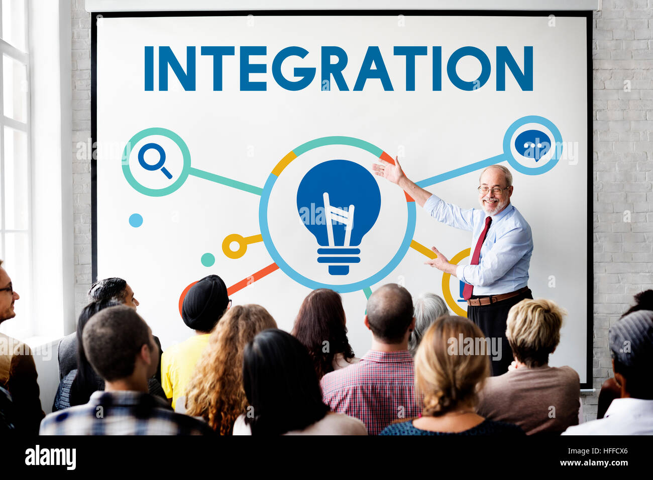 Interaction Integration Company Strategy Concept Stock Photo - Alamy