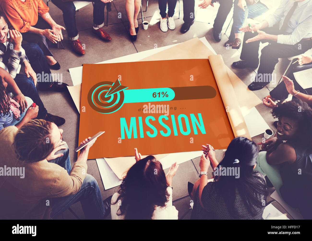 Target Success Strategy Performance Mission Concept Stock Photo - Alamy