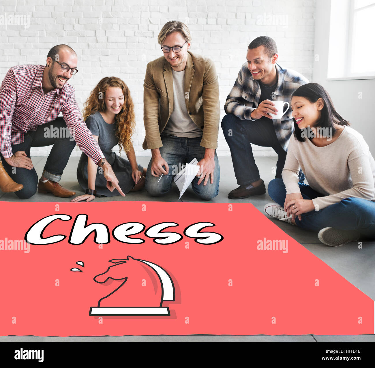 Chess Logic Game Concept Stock Photo - Alamy