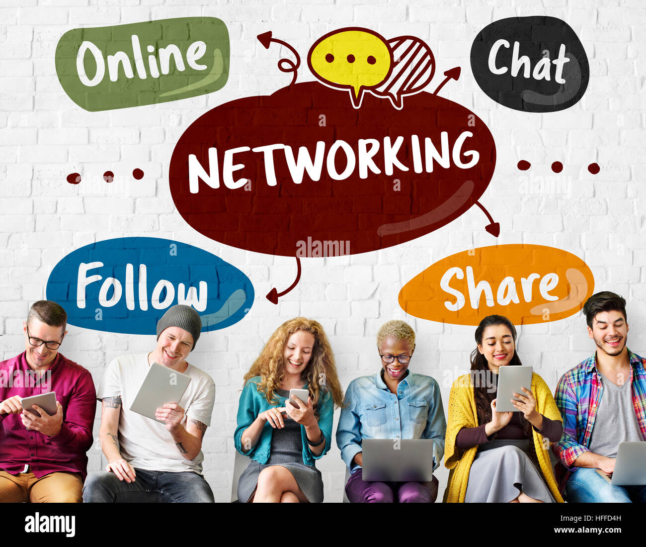 Social Media Word Diagram Concept Stock Photo - Alamy