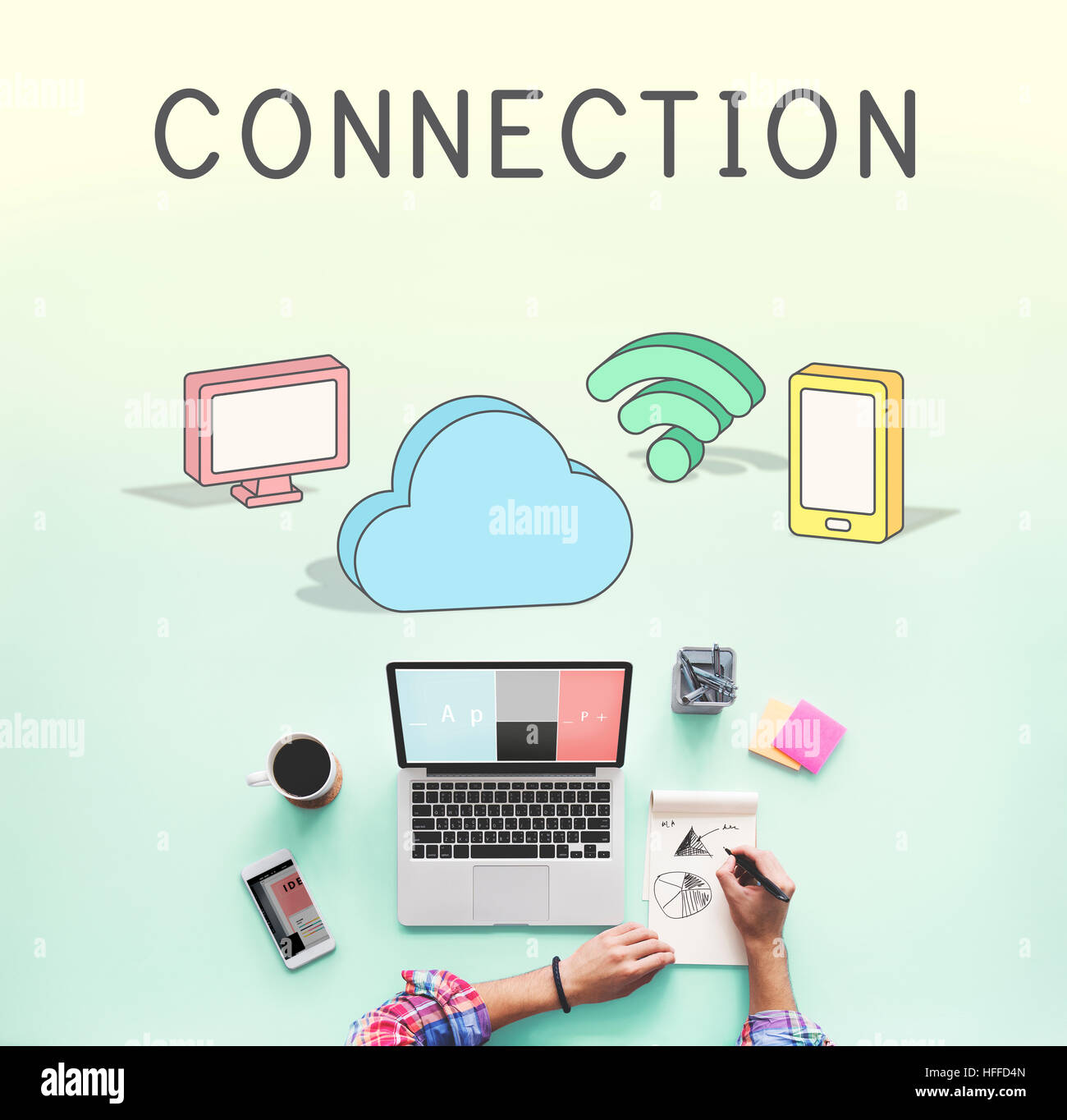 Cloud Network Communication Connection Concept Stock Photo - Alamy