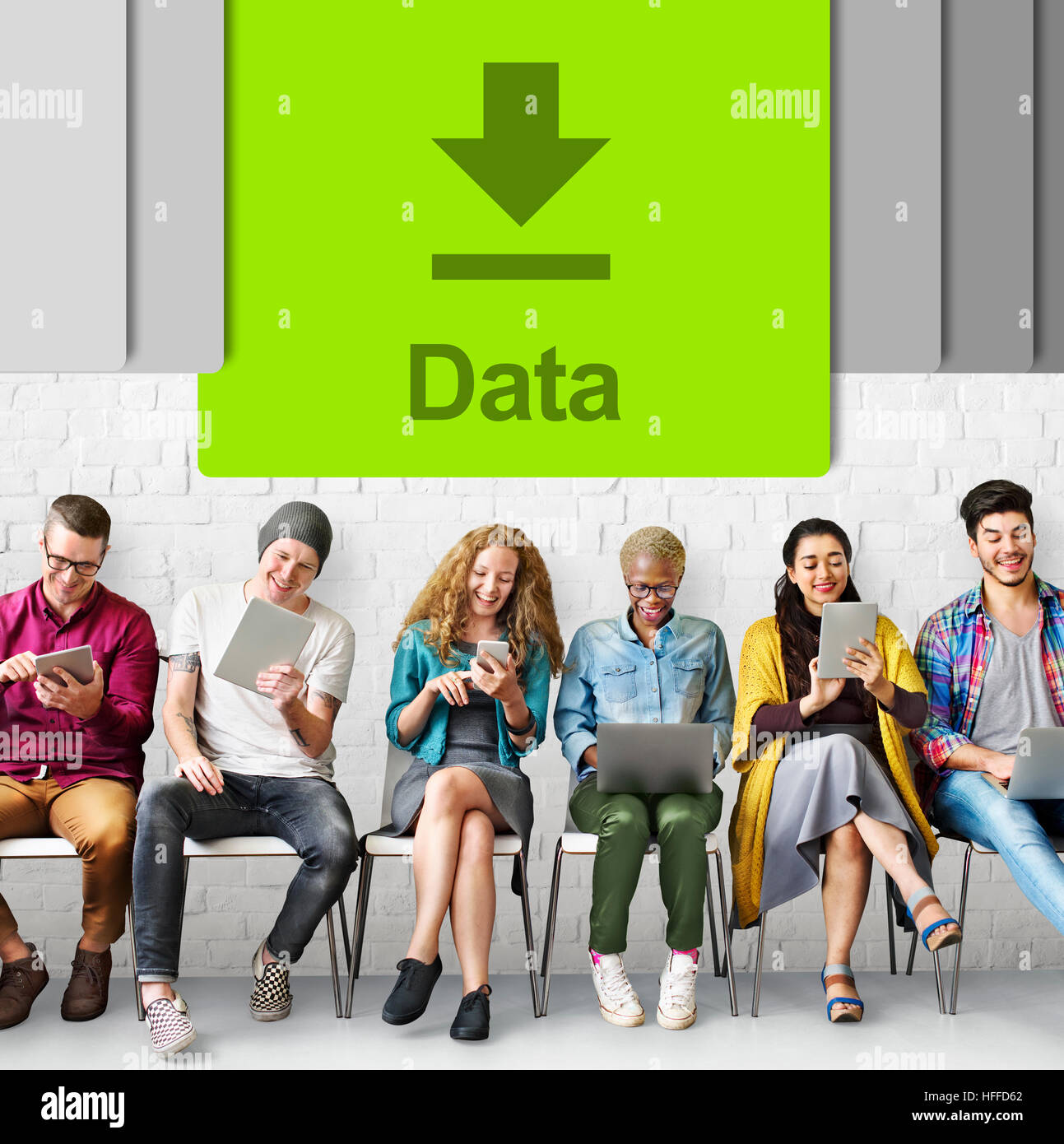 Data Backup Information Technology Concept Stock Photo - Alamy