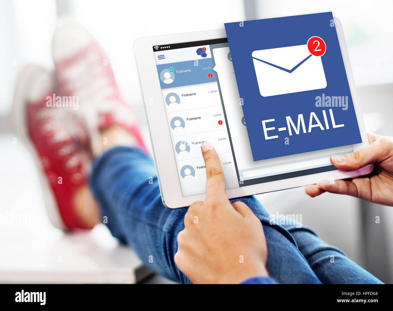 Letter Envelop Message Notification Concept Stock Photo - Alamy
