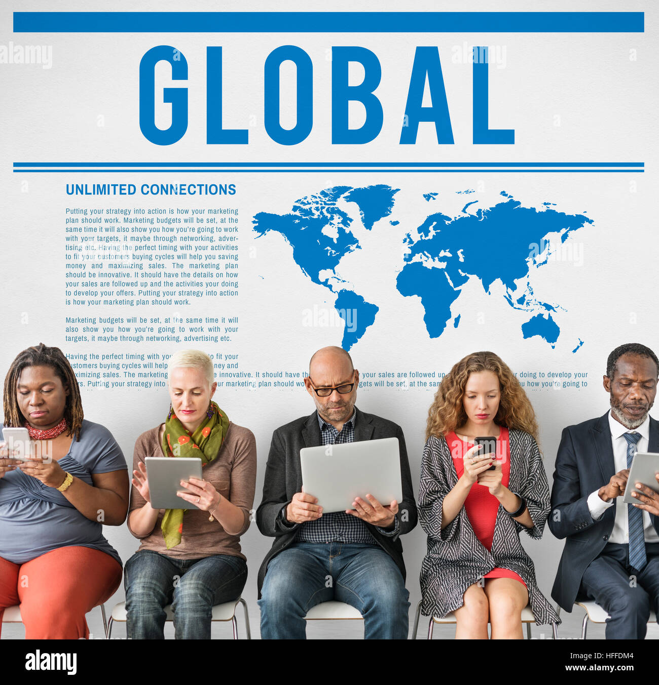 Worldwide Network Global Communication Concept Stock Photo - Alamy
