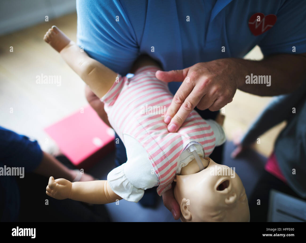 CPR First Aid Training Concept Stock Photo - Alamy