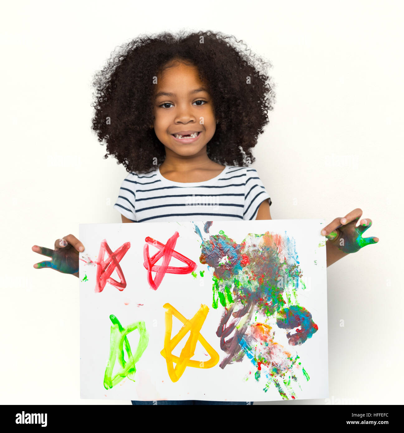 African Descent Girl Art Creative Style Youth Concept Stock Photo - Alamy