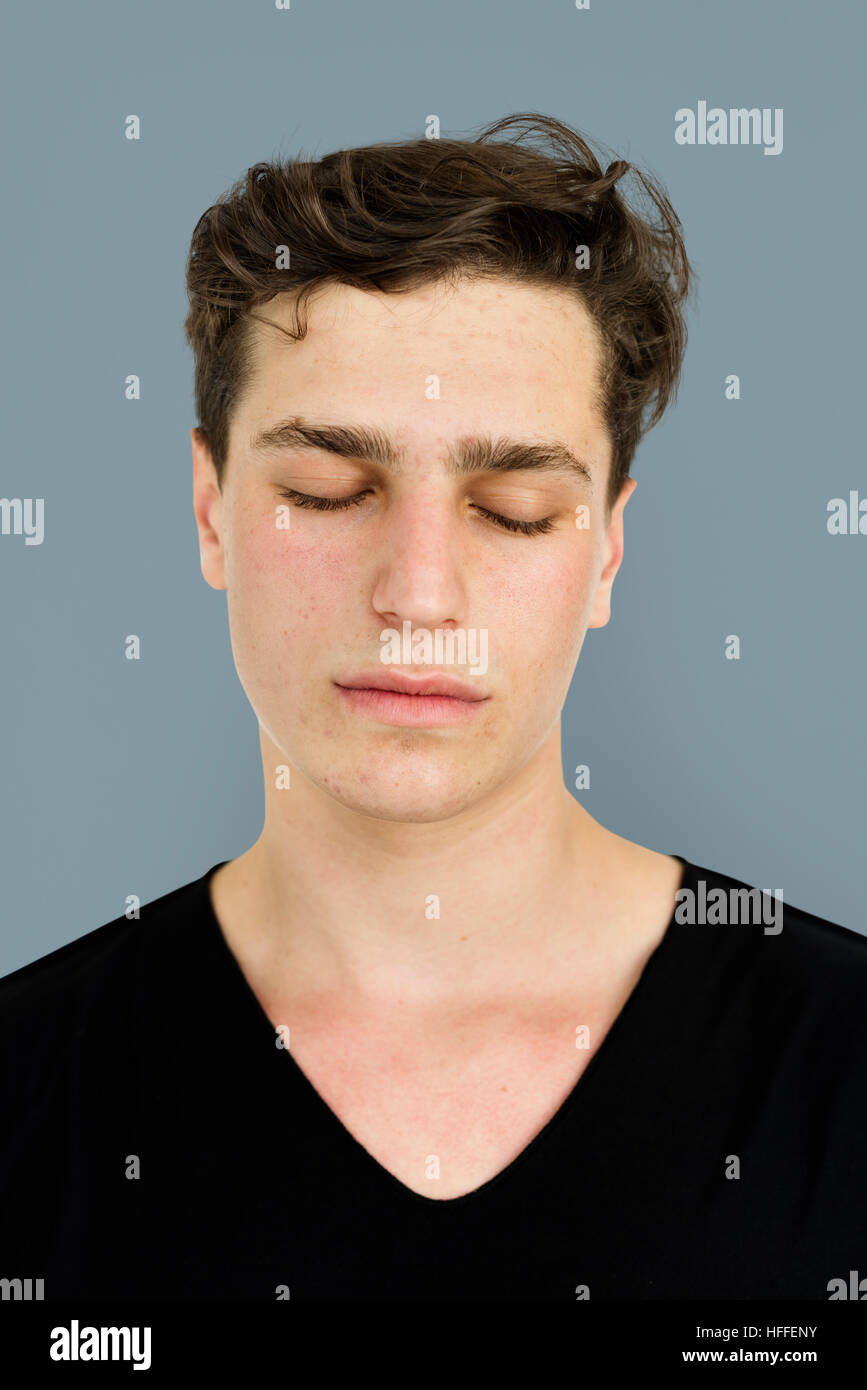 Youth Boy Sad Emotional Stock Photo - Alamy