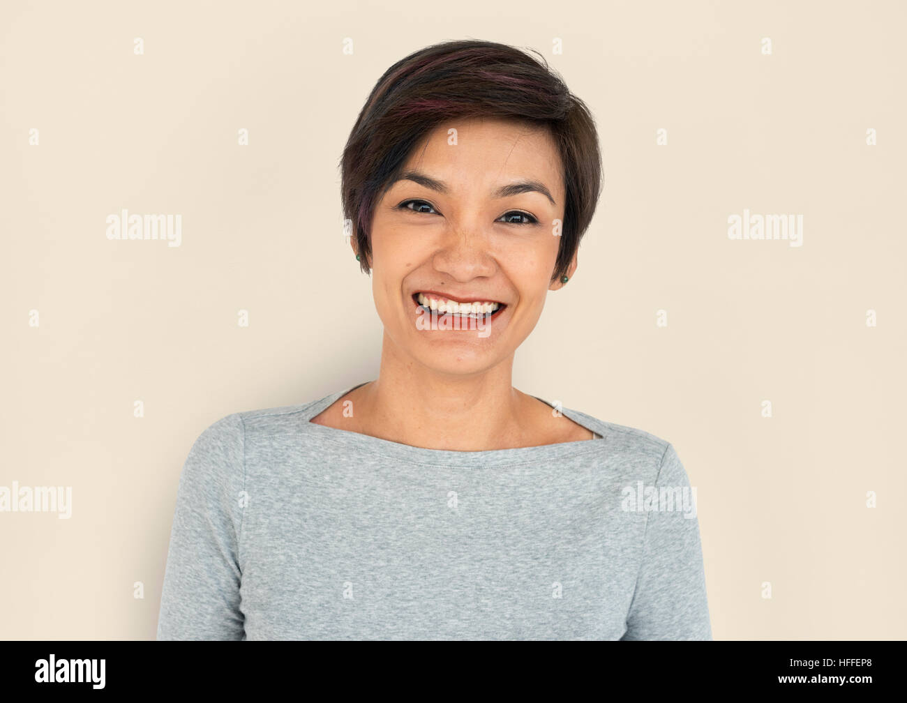 Lady Portrait Studio Shoot Concept Stock Photo - Alamy