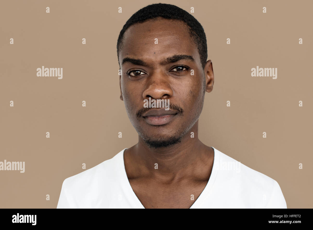 African Male Serious Look Concept Stock Photo - Alamy
