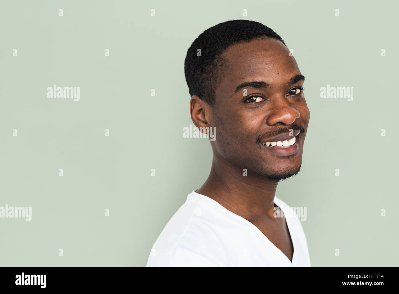 African Male Side Shoot Concept Stock Photo - Alamy