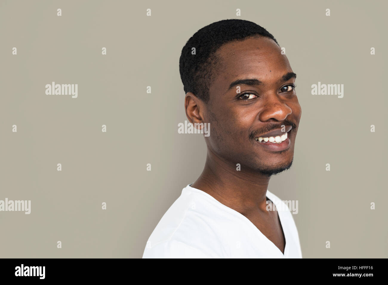 African Male Side Shoot Concept Stock Photo - Alamy