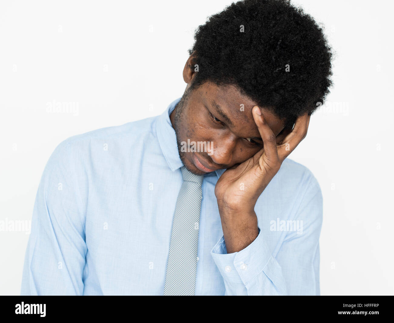 Businessman Curious Thinking Portrait Photography Concept Stock Photo ...